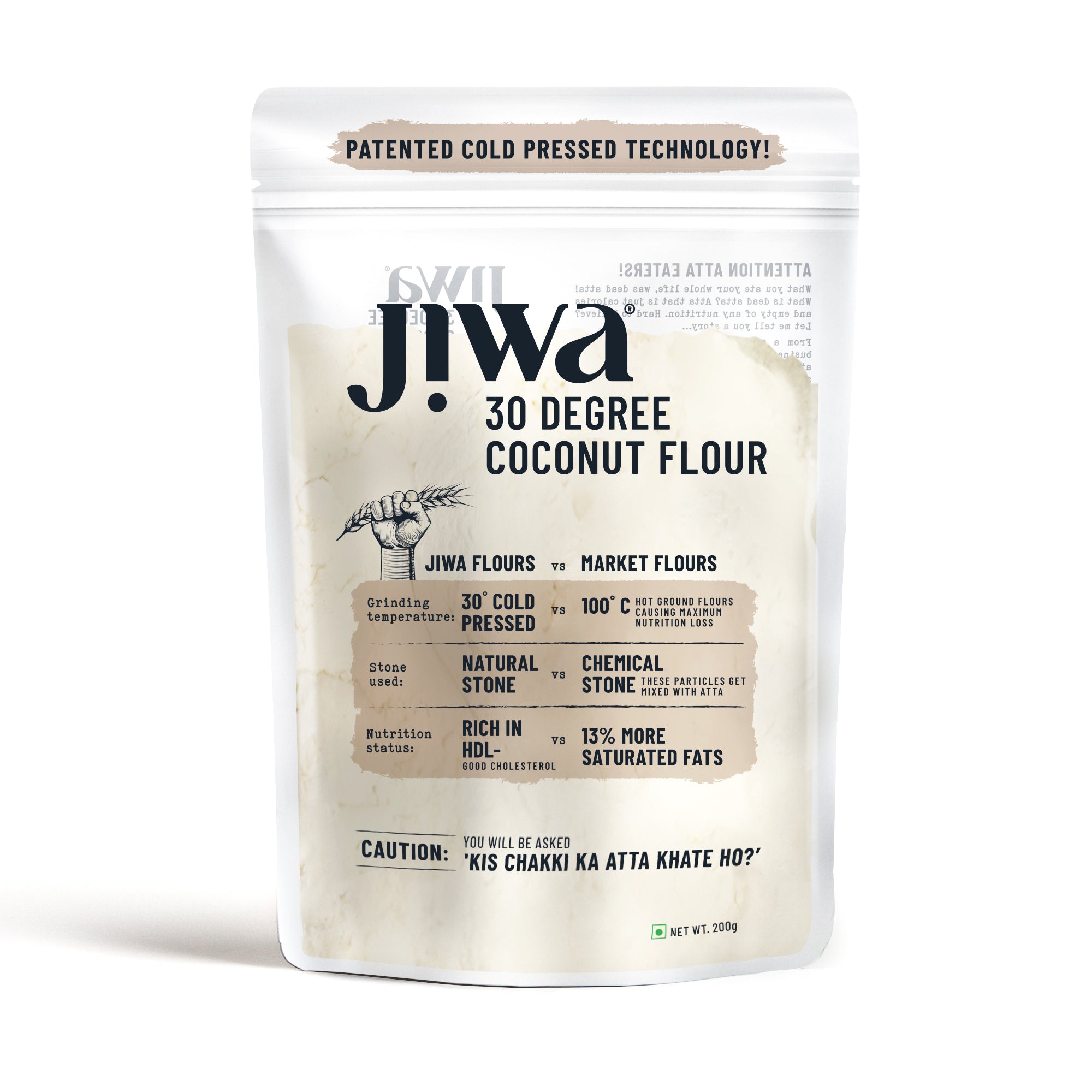 Buy Cold Milled Coconut Flour Online at Best Price in India | Jiwa.in