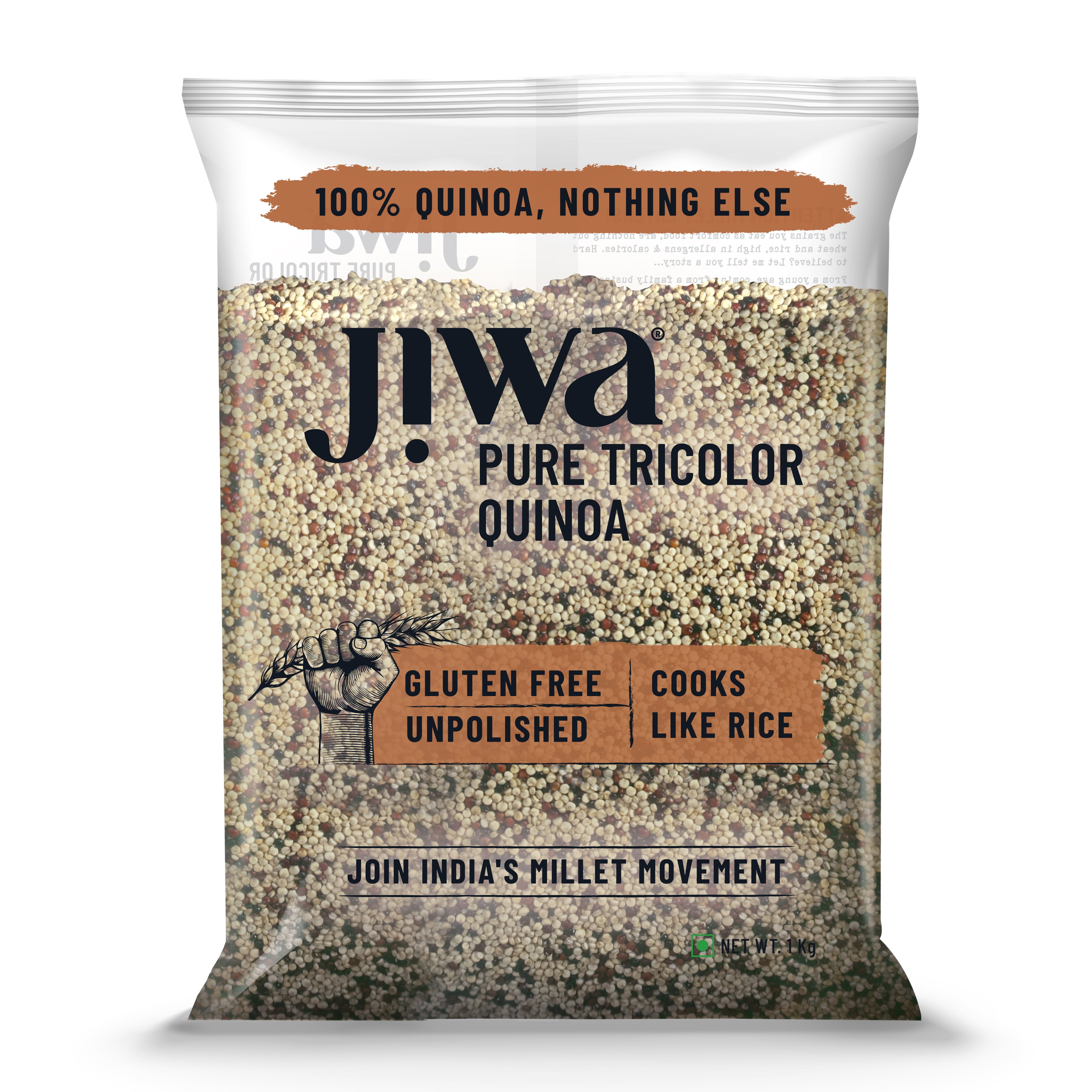 Buy Organic Tricolor Quinoa Online at Best Price in India | Jiwa.in